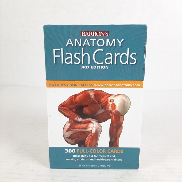 Barron's | Other | New Open Box Barrons Anatomy Flash Cards 3rd Edition ...